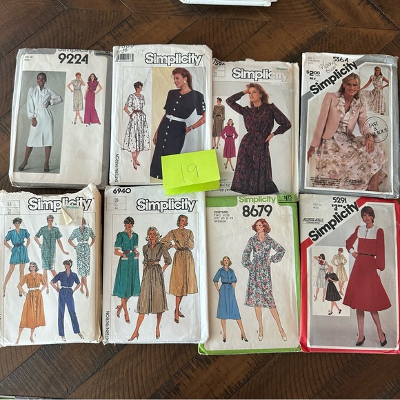 Simplicity | Other | Simplicity Sewing Patterns Uncut 8s 90s Bundle ...